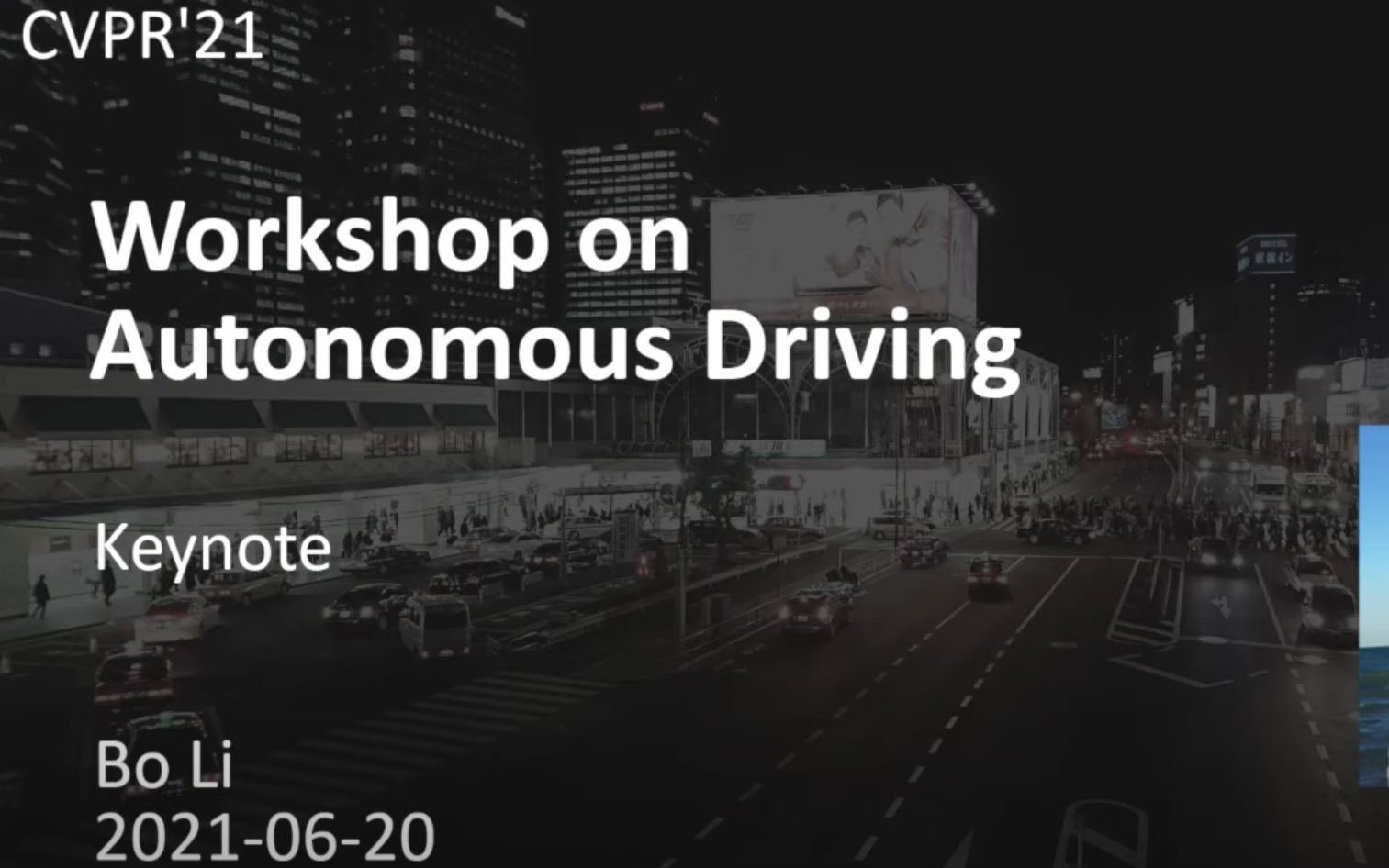 [CVPR'21 WAD] Keynote - Bo Li, UIUC_哔哩哔哩_bilibili