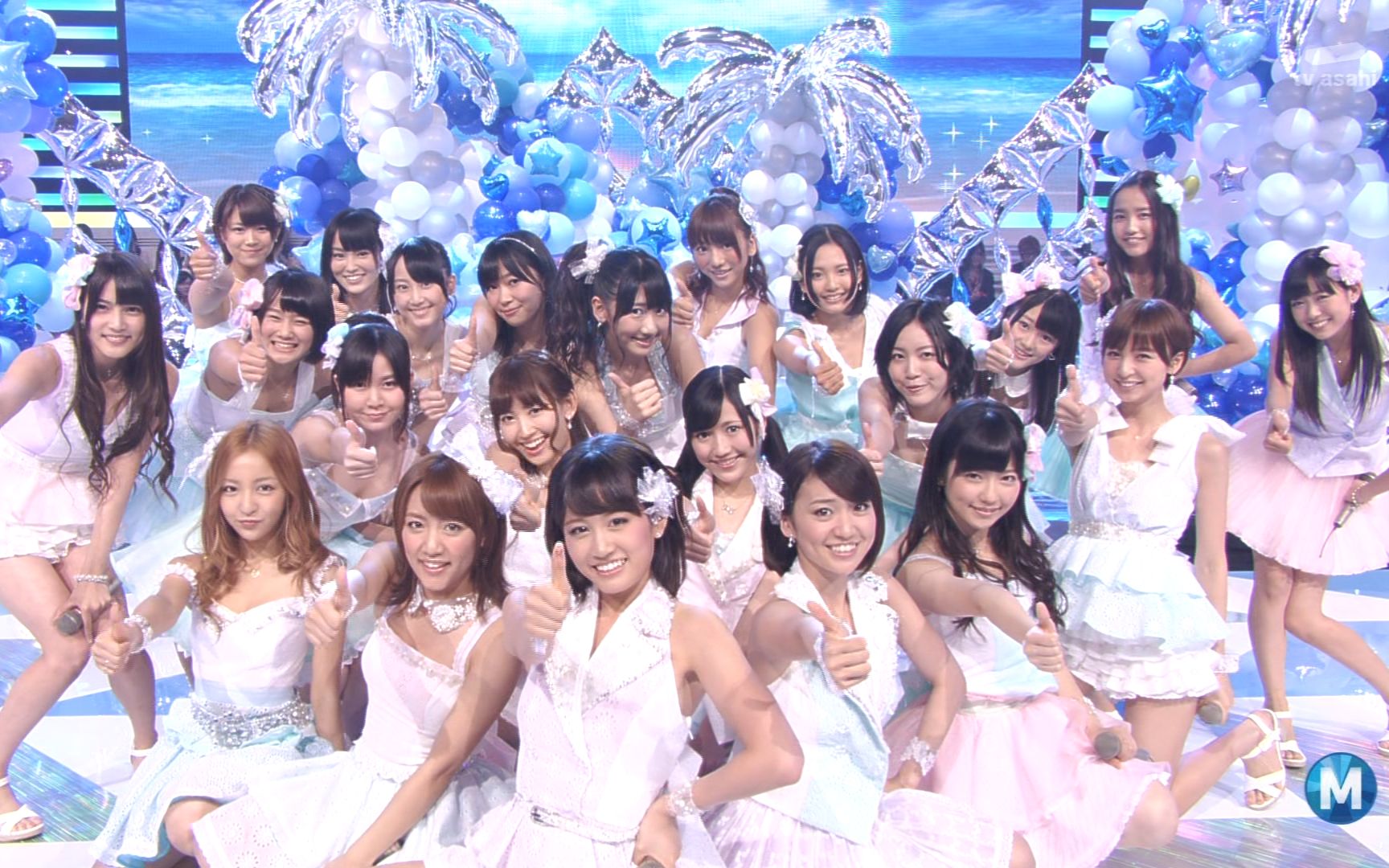 【AKB48】昔日开闭盛世阵容！120525「真夏的Sounds Good！」Music Station Live_哔哩哔哩 (゜-゜)つロ 干杯~-bilibili