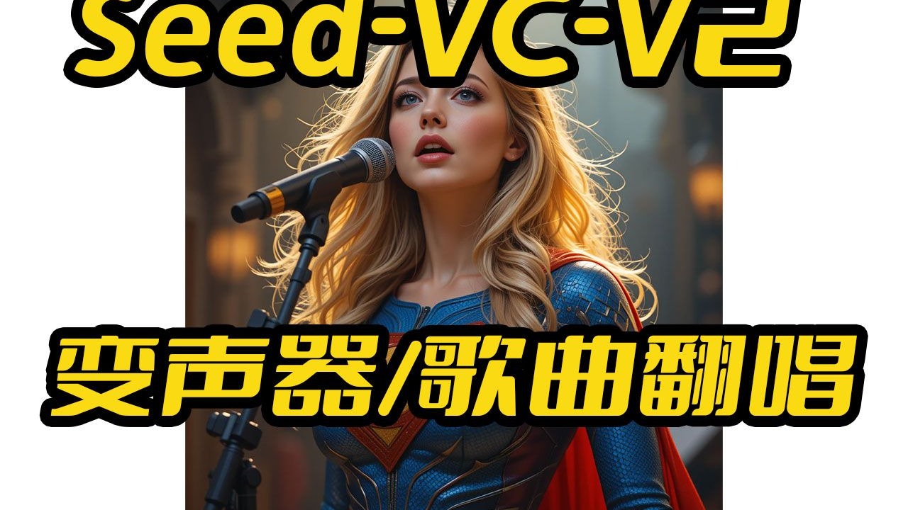 Seed-VC-V2一键包,支持50系显卡,零样本变声器,声音克隆,歌曲翻唱,歌曲伴奏分离,支持长音频,语气迁移-刘悦的技术博客-刘悦的技术博客-哔哩哔哩视频
