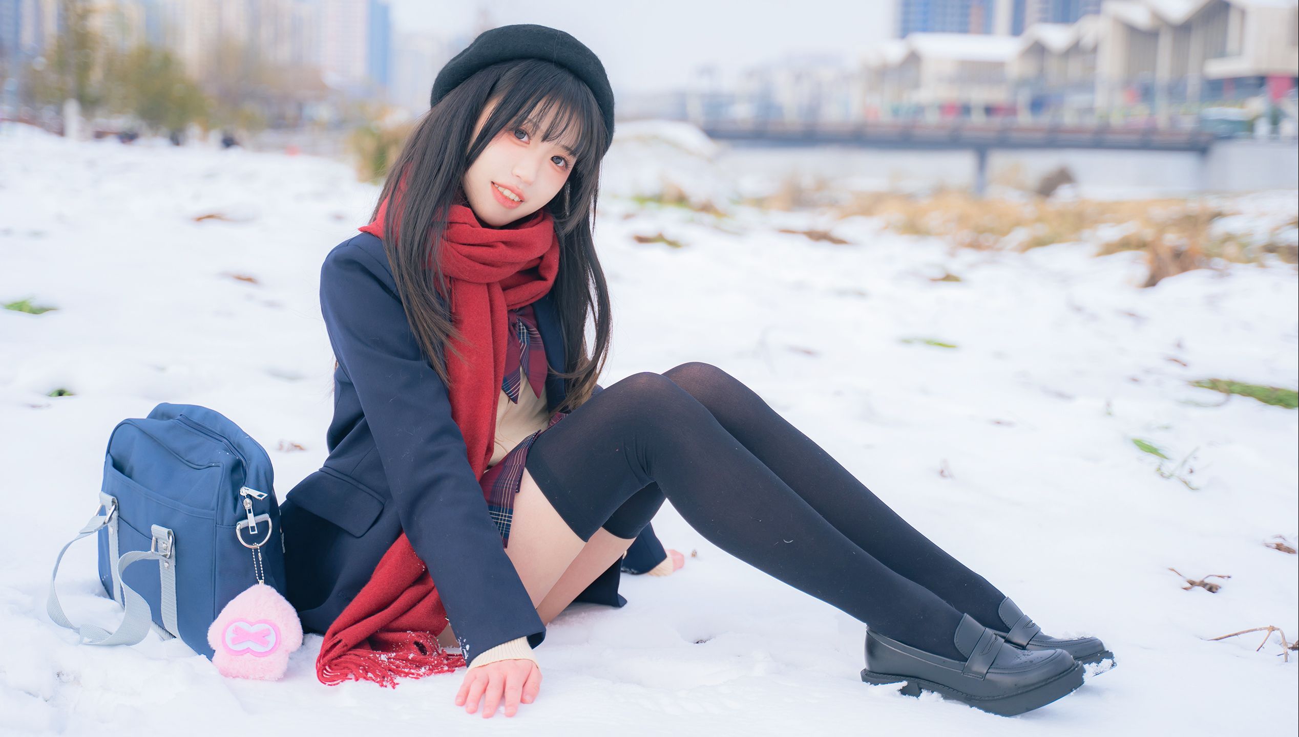 和学姐的一日约会♥ 男友视角 冬日jk 咝小喵mao 咝小喵mao 哔哩哔哩视频