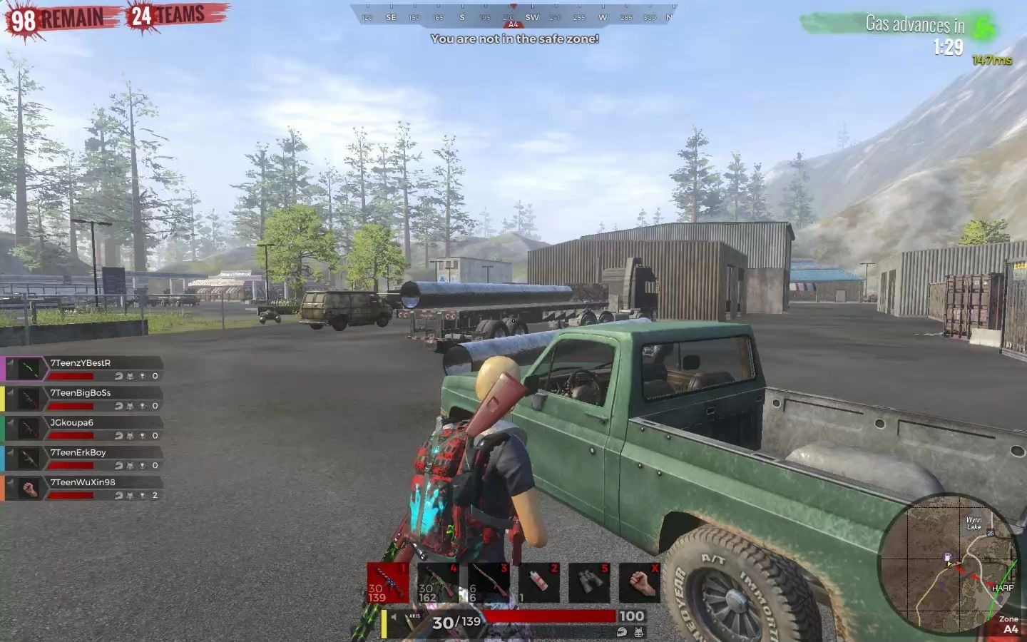 H1Z1.Z1BR BigBoSs 五排25杀全程高能._哔哩哔哩_bilibili