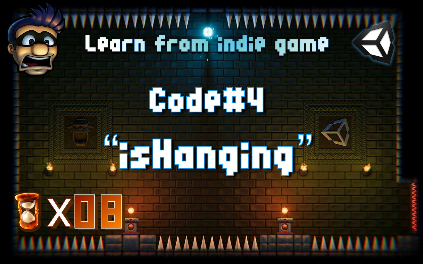 Unity 2D教程:从《Robbie》学习开发08: 悬挂(isHanging)_哔哩哔哩_bilibili