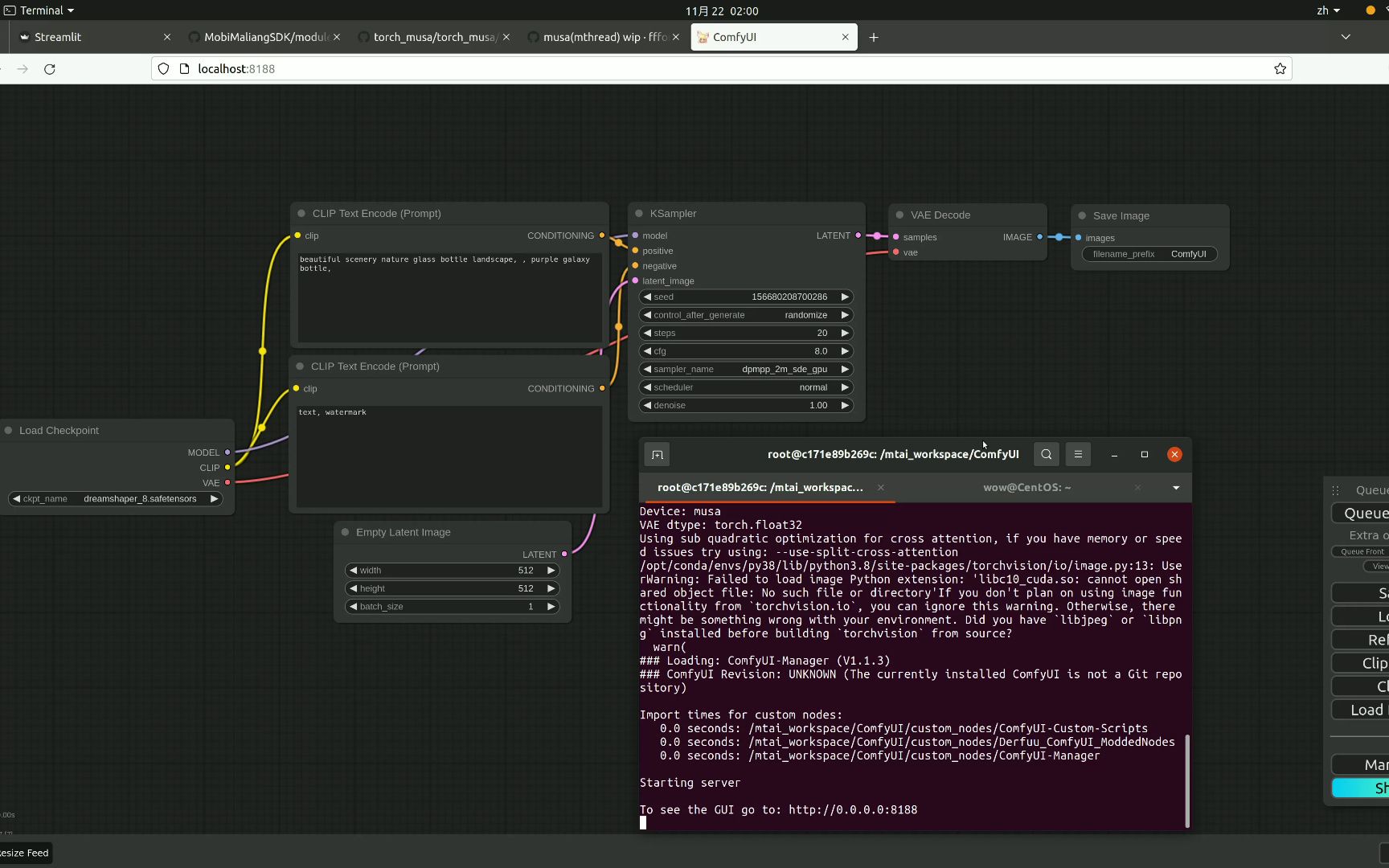 【首发】摩尔线程 S80 运行 ComfyUI 基于 torch_musa （Stable Diffusion AI绘画）-bilibili(B站)无水印视频解析——6li6在线工具箱