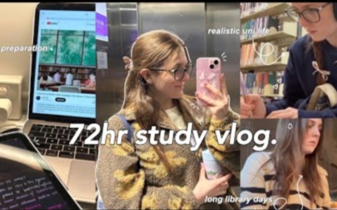 【ste.phanie】72小时学习视频｜为期末做准备｜紧张学习｜漫长的图书馆生活｜真实学生周（23/5/19）-Oooookippp-Oooookippp-哔哩哔哩视频