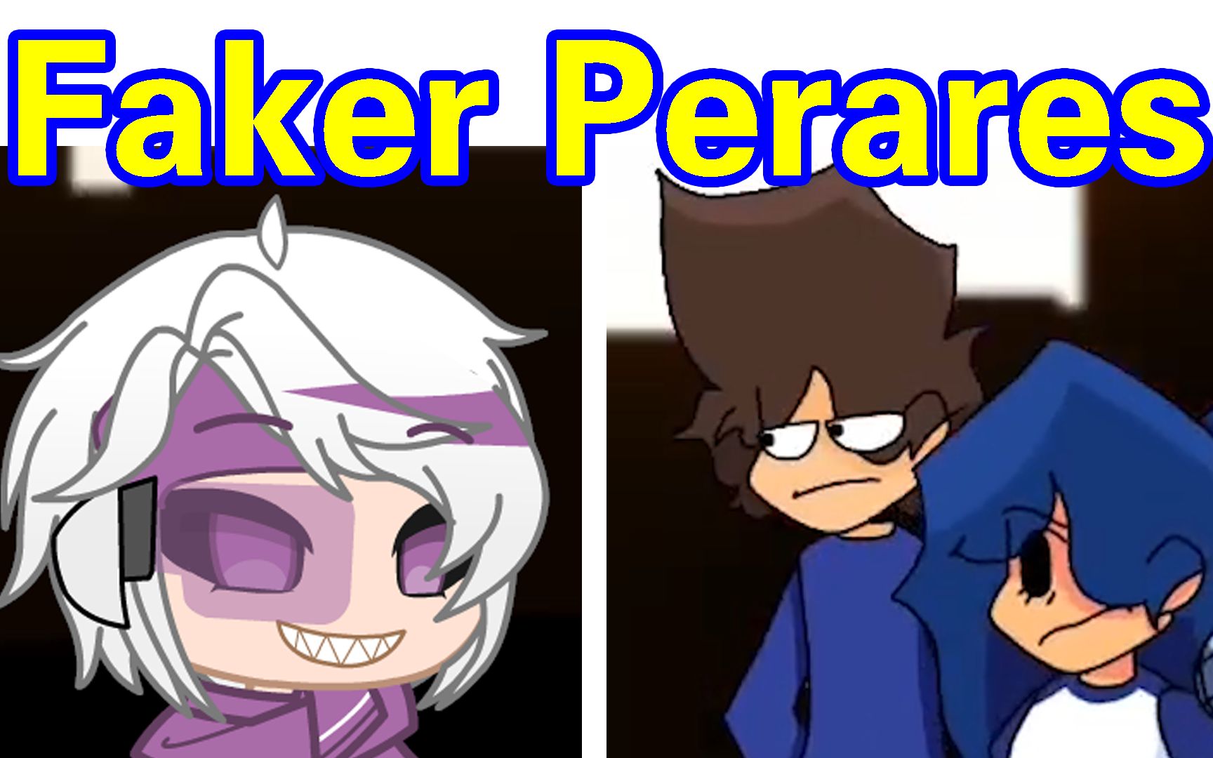 【FNF/Gacha】Mask Off But Fake Perares Sing it_哔哩哔哩bilibili