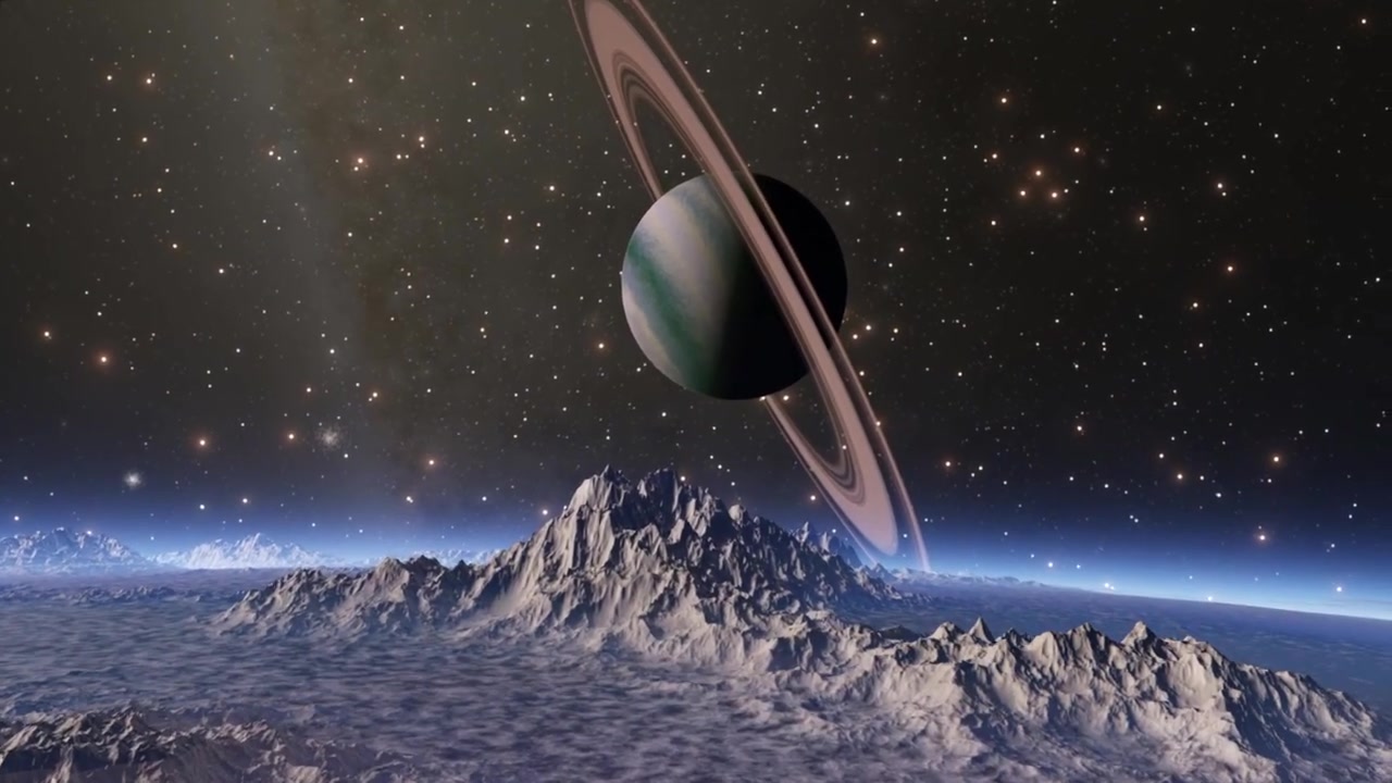 Space Engine太空引擎-卫星与行星系统，卫星的美景_哔哩哔哩_bilibili