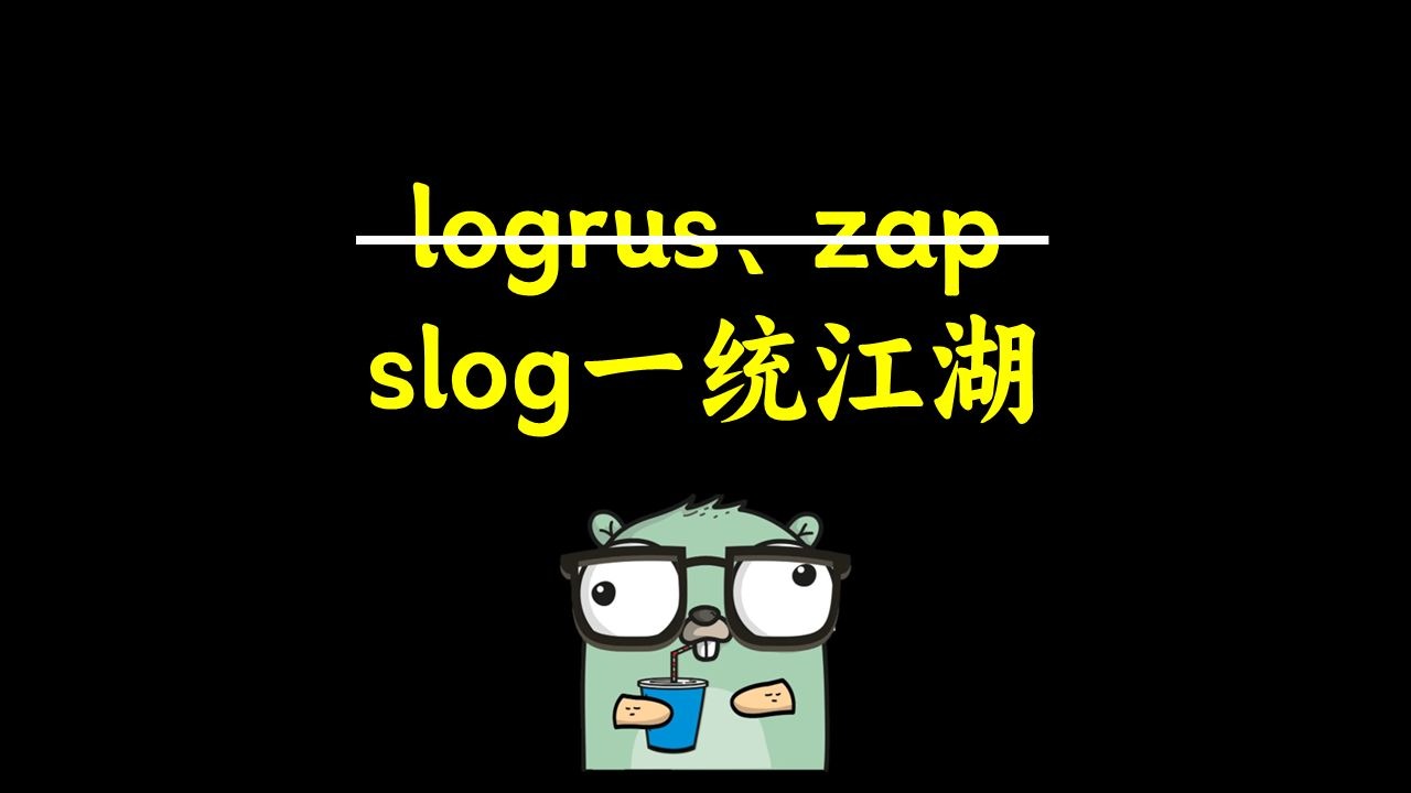 go三大主流日志框架：logrus、zap、slog对比学习-张朝阳讲Go语言-张朝阳讲Go语言-哔哩哔哩视频