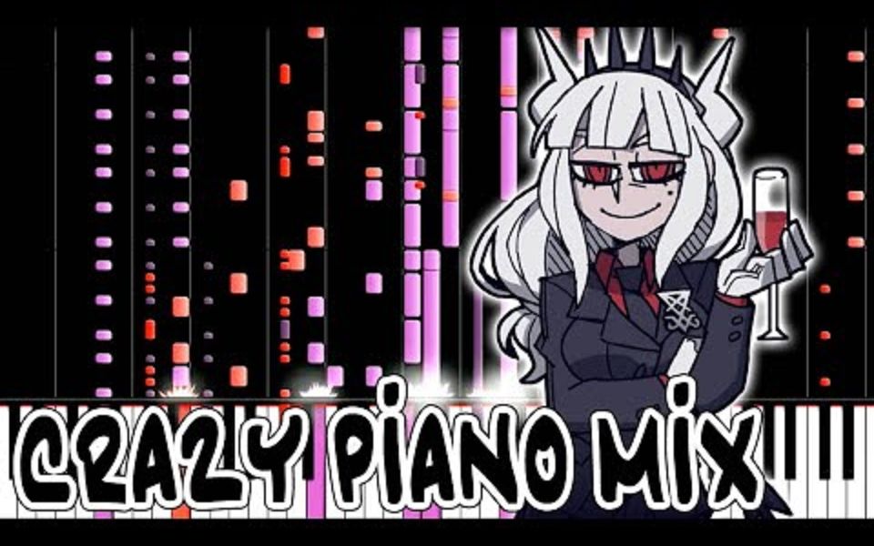 【Helltaker OST】Vitality - Mittsies 钢琴Mix_哔哩哔哩_bilibili