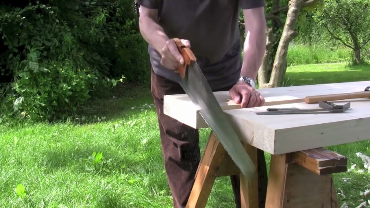 015 - How to build a workbench - (Part 3) Cross cutting the top Paul Sellers_哔哩哔哩_bilibili