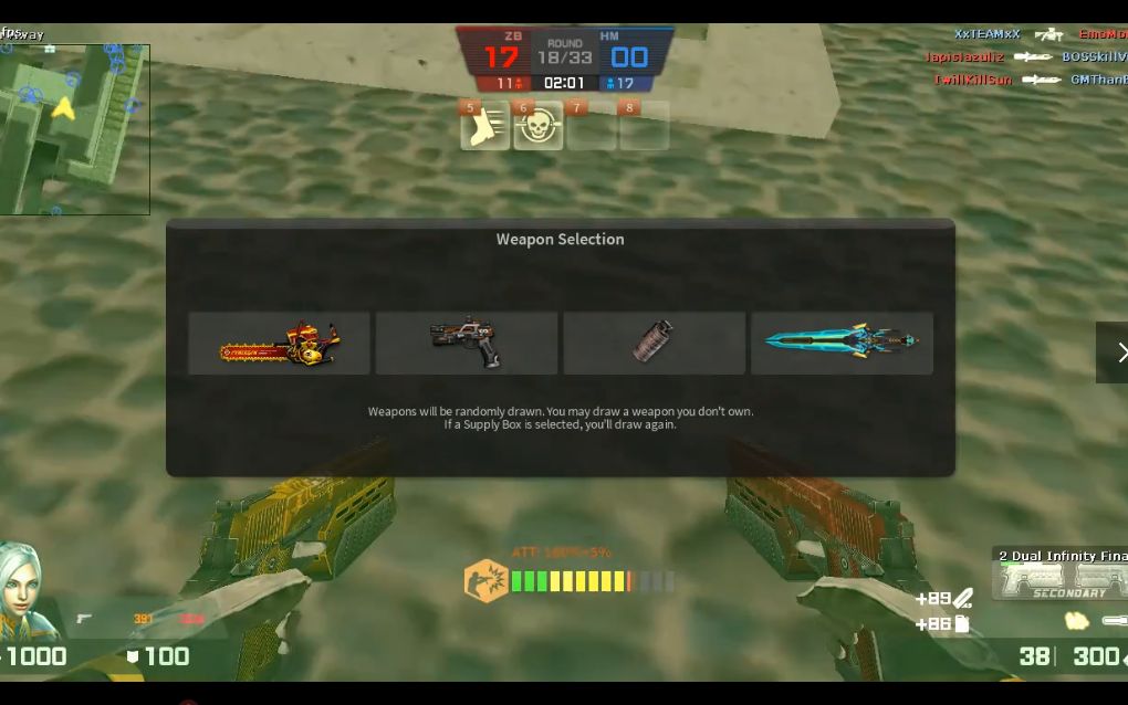 【csol】去steam服玩下随机僵尸英雄，抽到再好的武器都是白给（测试国际服去黑雾效果）_哔哩哔哩_bilibili