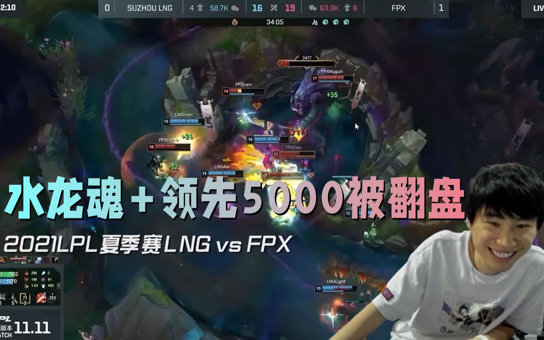 Doinb看电竞经理LNG纪录片 被Light无情嘲讽：水龙魂+领先5000也能翻盘？_哔哩哔哩bilibili_英雄联盟