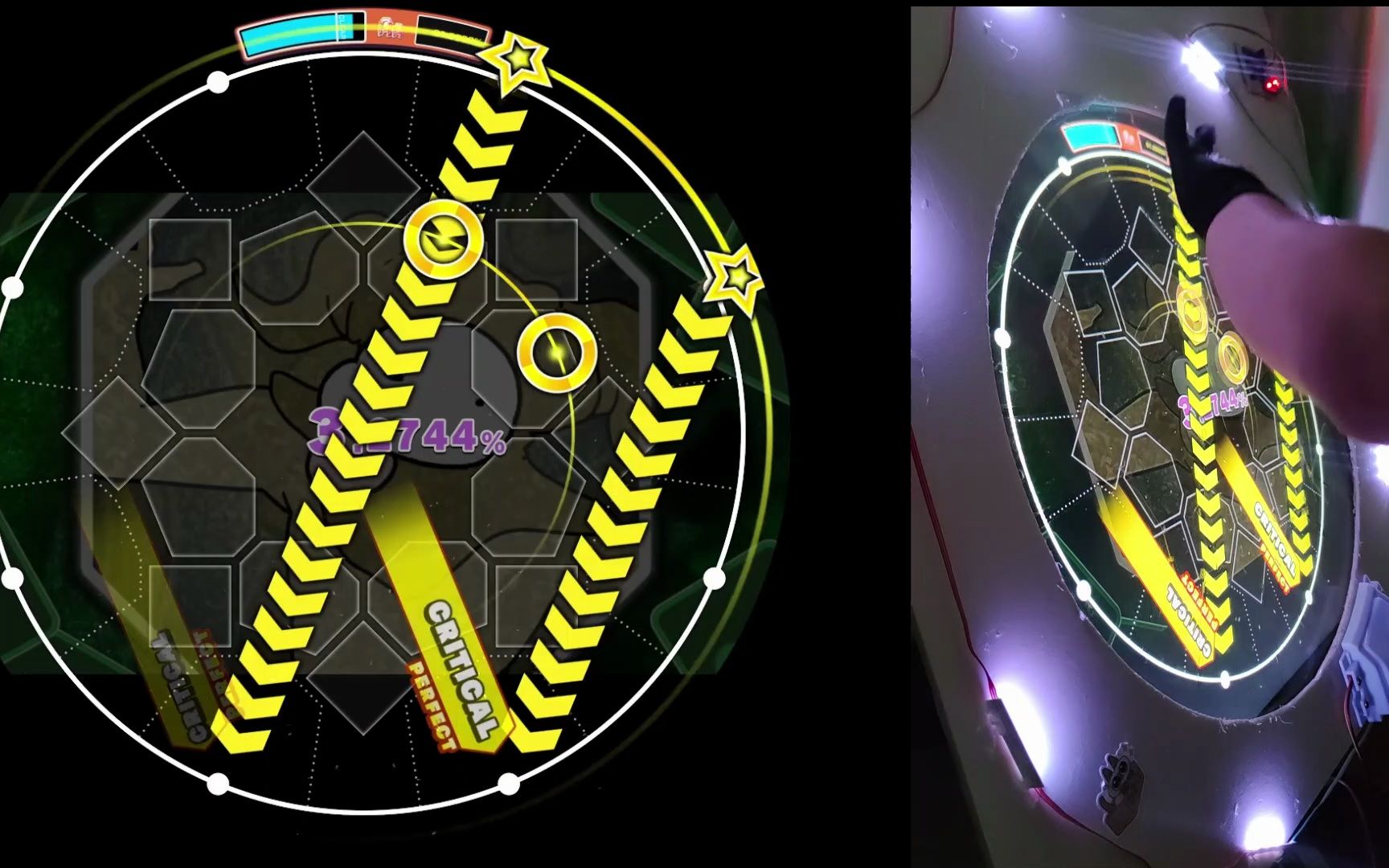 舞萌自制maimai手台-LDX初步毕业！更新了触摸灯光读卡器