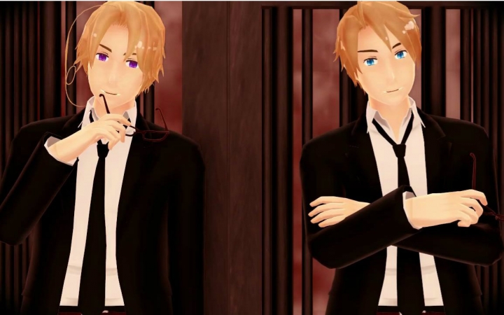 【APH/MMD】北米兄弟的Talk Dirty_哔哩哔哩_bilibili