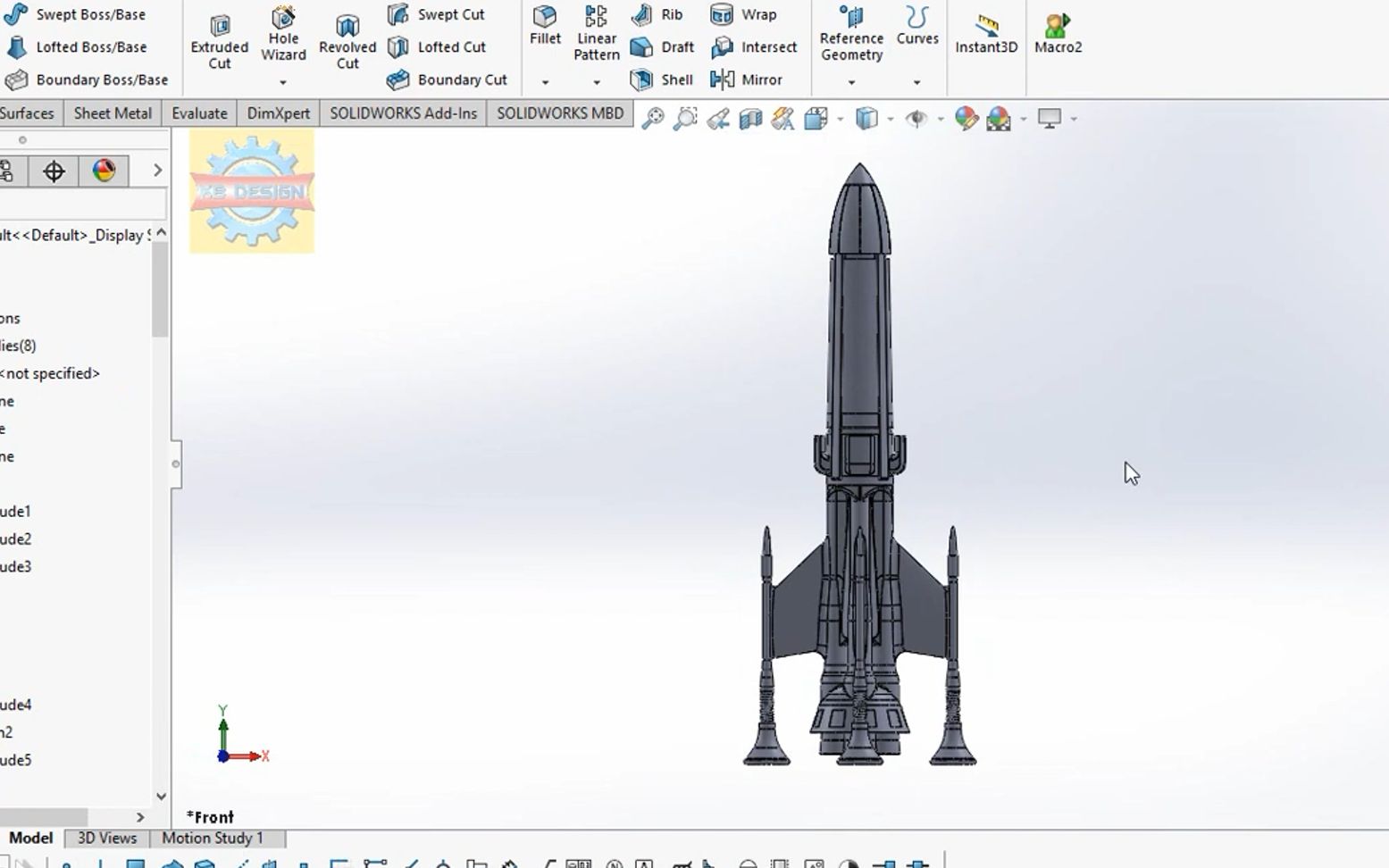 solidworks建模/火箭/超详细建模过程_哔哩哔哩 (゜-゜)つロ 干杯~-bilibili