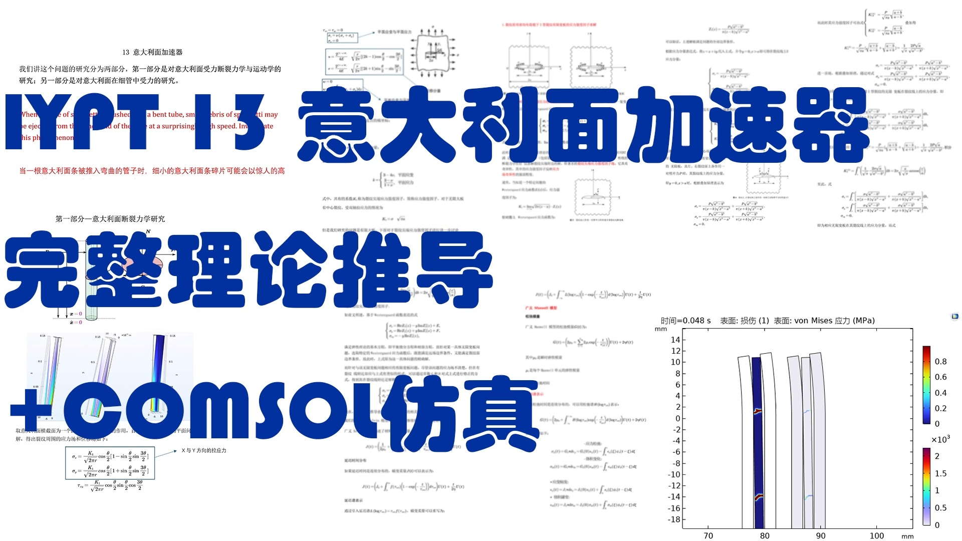 IYPT 2025-13 意大利面加速器 完整理论+COMSOL仿真分享（CUPT)-IYPPPT-默认收藏夹-哔哩哔哩视频