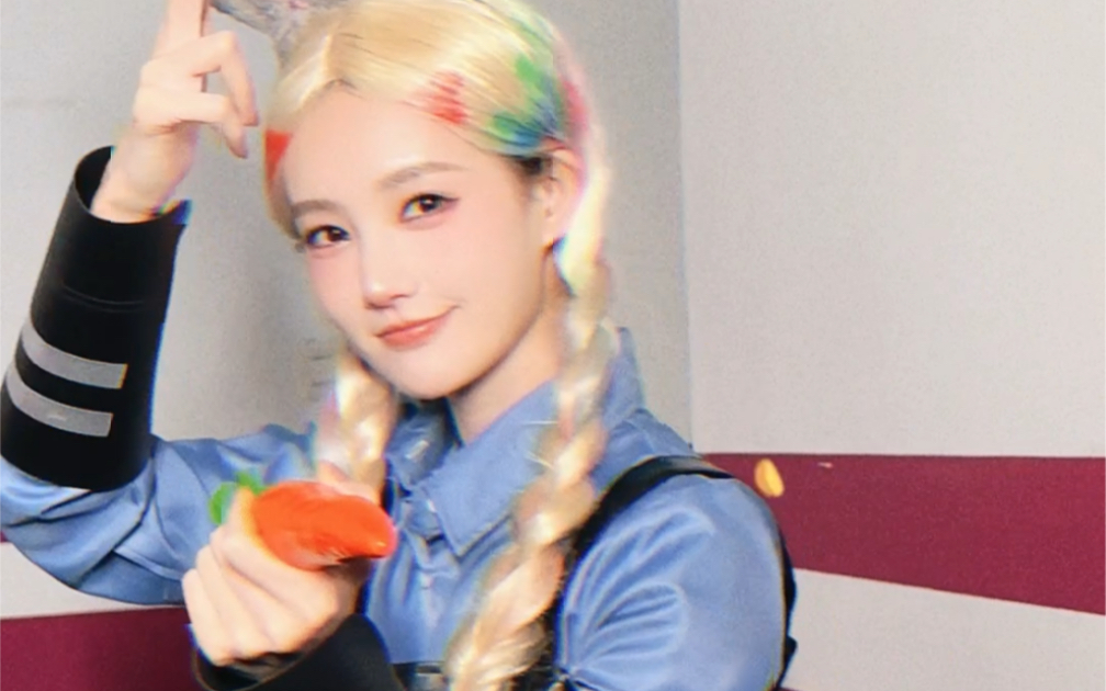 【李一桐vlog】万圣节cos朱迪妆容！兔子警官来啦！-李一桐-李一桐-哔哩哔哩视频