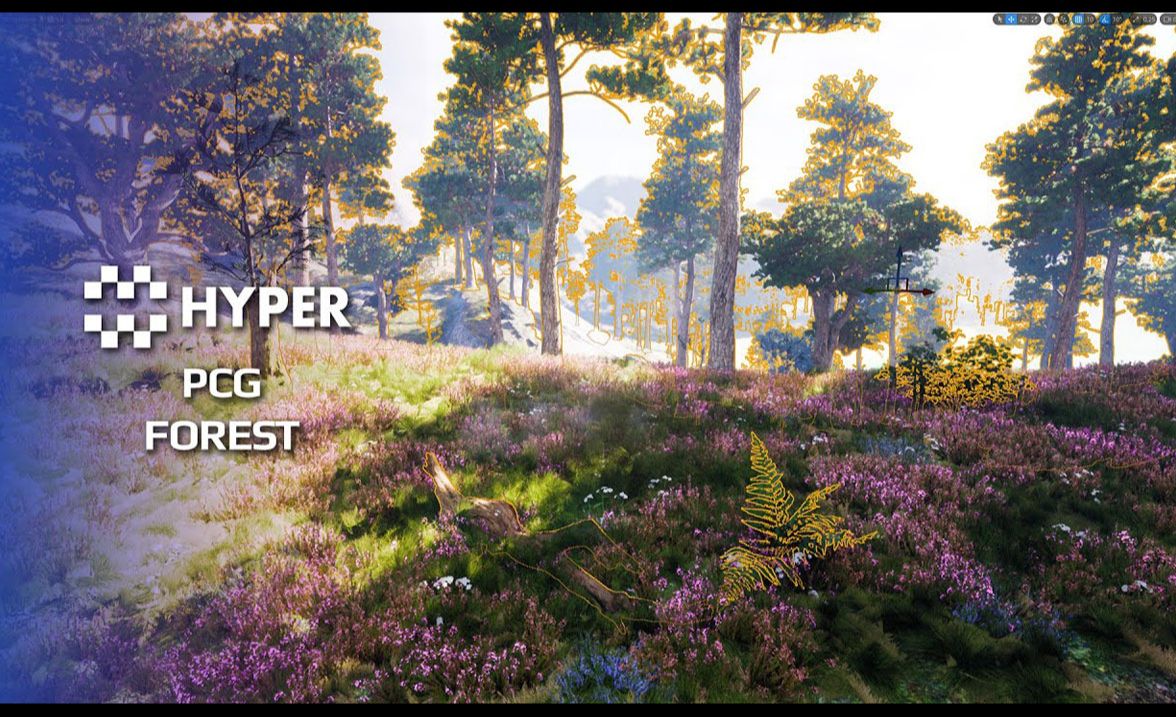 虚幻引擎5 - 基本 PCG 森林攻略-果果CG-果果CG-哔哩哔哩视频