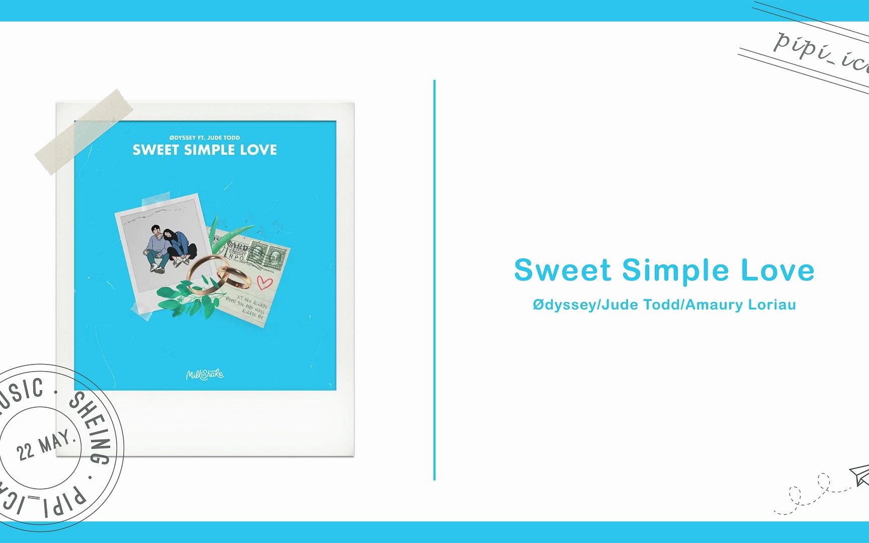 每日单曲分享 {甜蜜又简单的爱~} Ødyssey/Jude Todd——Sweet Simple Love-pipi_ica-pipi_ica-哔哩哔哩视频