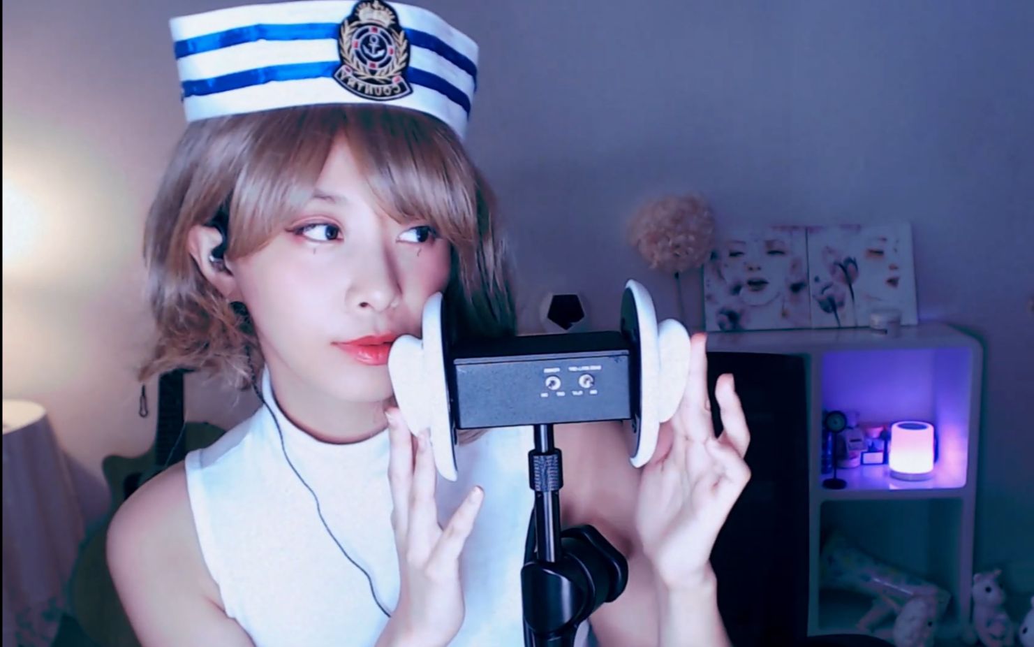 【耳音 助眠 催眠 自发性知觉经络反应】韩国小姐姐Fly MIMO 咔嚓剪头发 掏耳 触发音_哔哩哔哩_bilibili