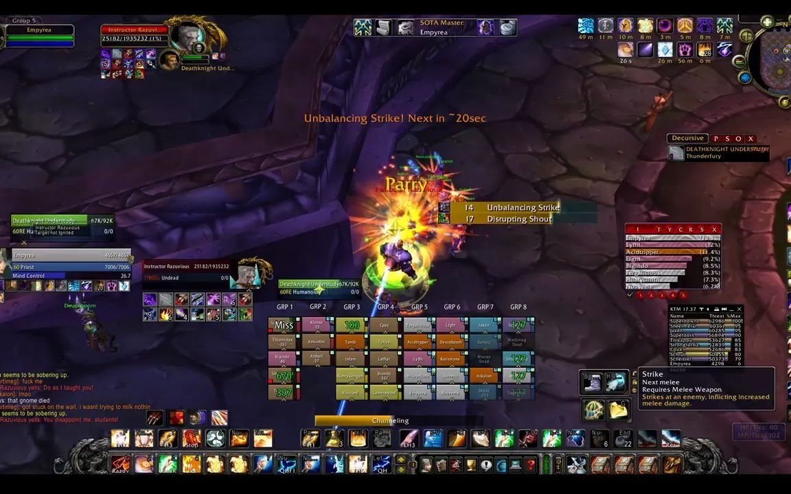 NAXX教官拉苏维奥斯牧师心控视角（联盟）_哔哩哔哩_bilibili