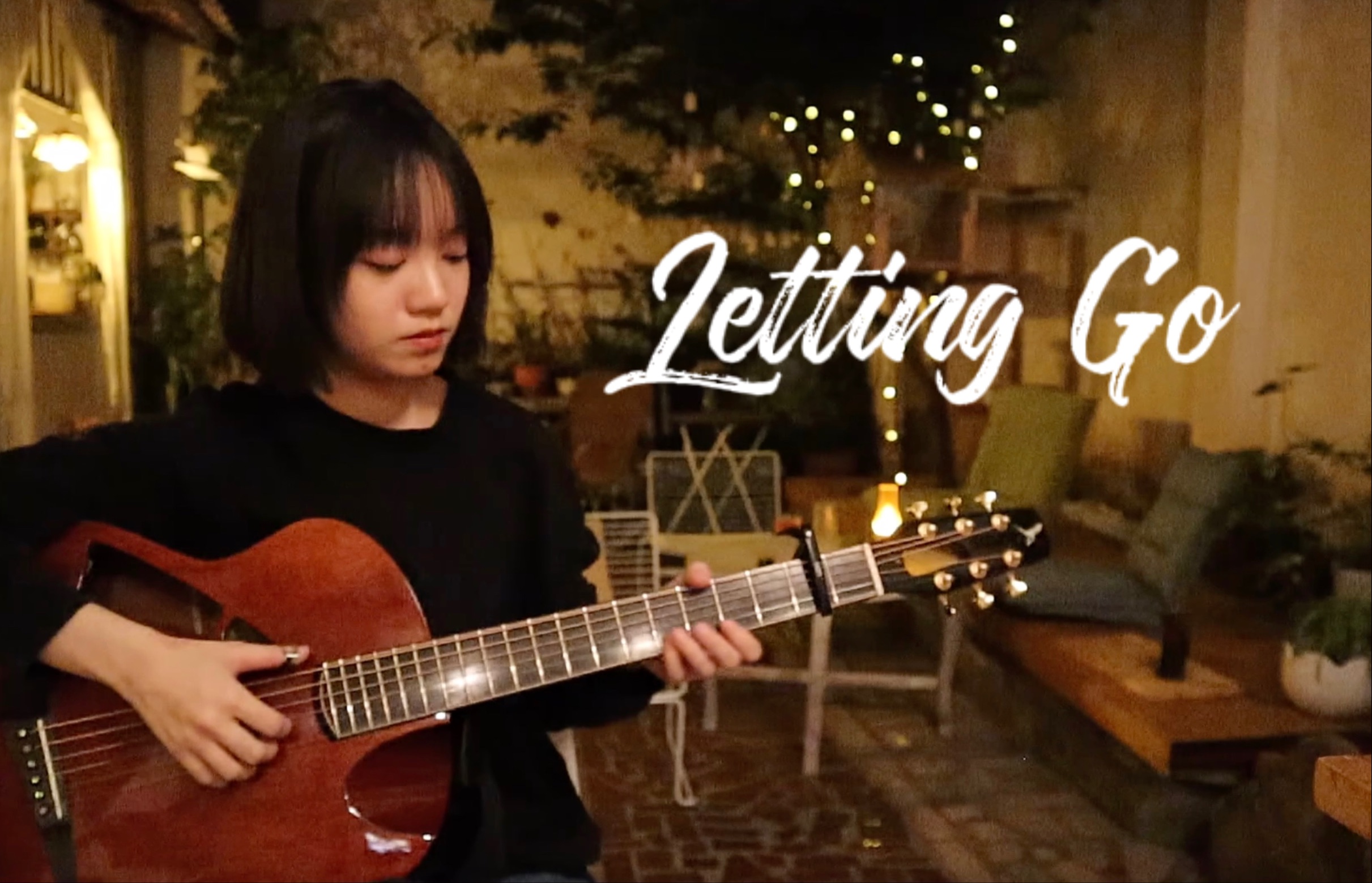 Letting Go 蔡健雅 吉他指弹-青斑--青斑--哔哩哔哩视频