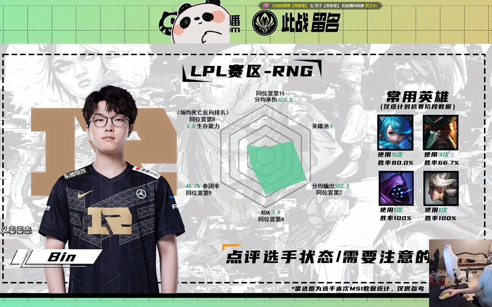 姿态，letme等点评RNG MSI赛表现_哔哩哔哩bilibili_赛事