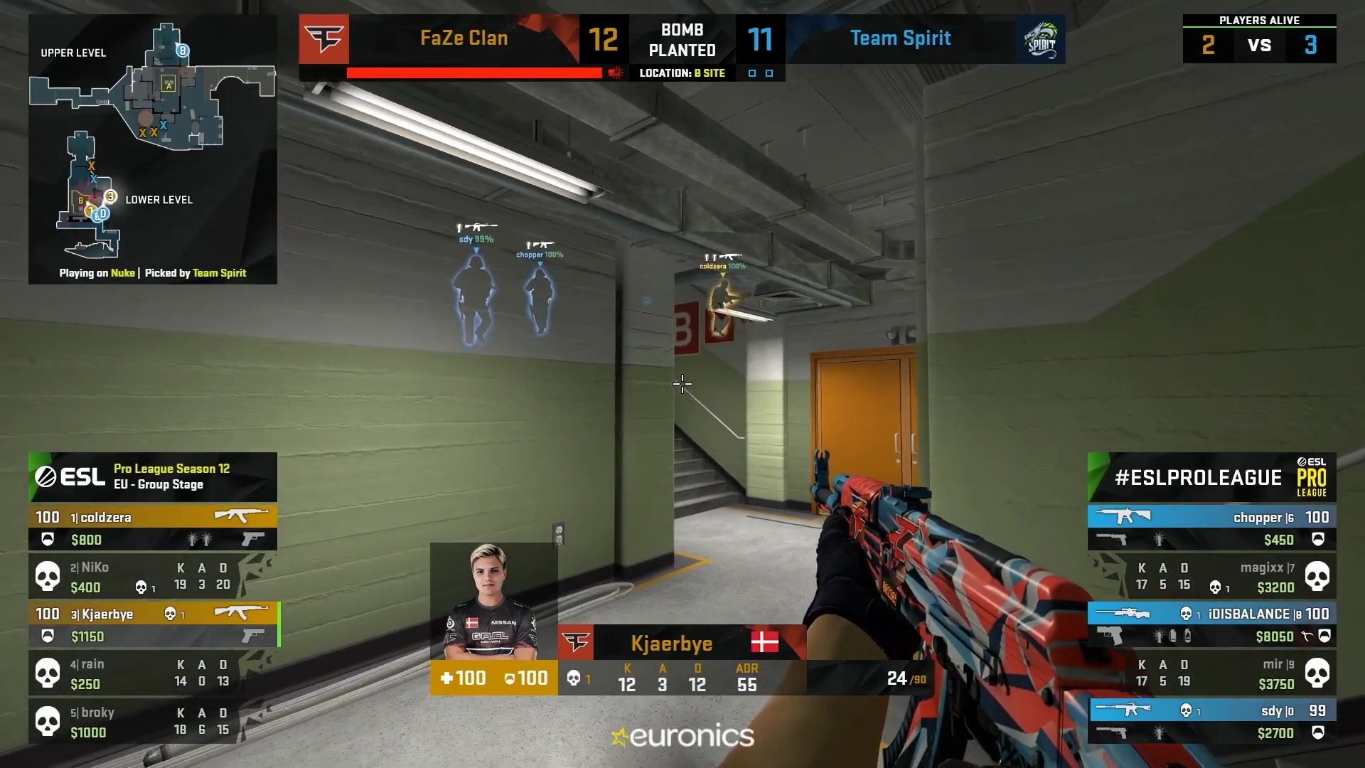 【CSGO】s1mple又拿下一个1v3残局？Perfecto战神1v5！