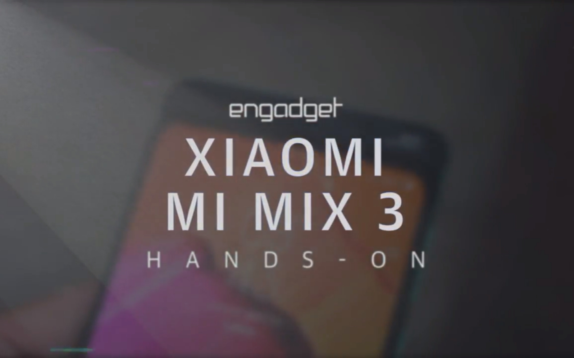 小米的全屏幕小米Mix3滑块手机！【Engadger】_哔哩哔哩_bilibili