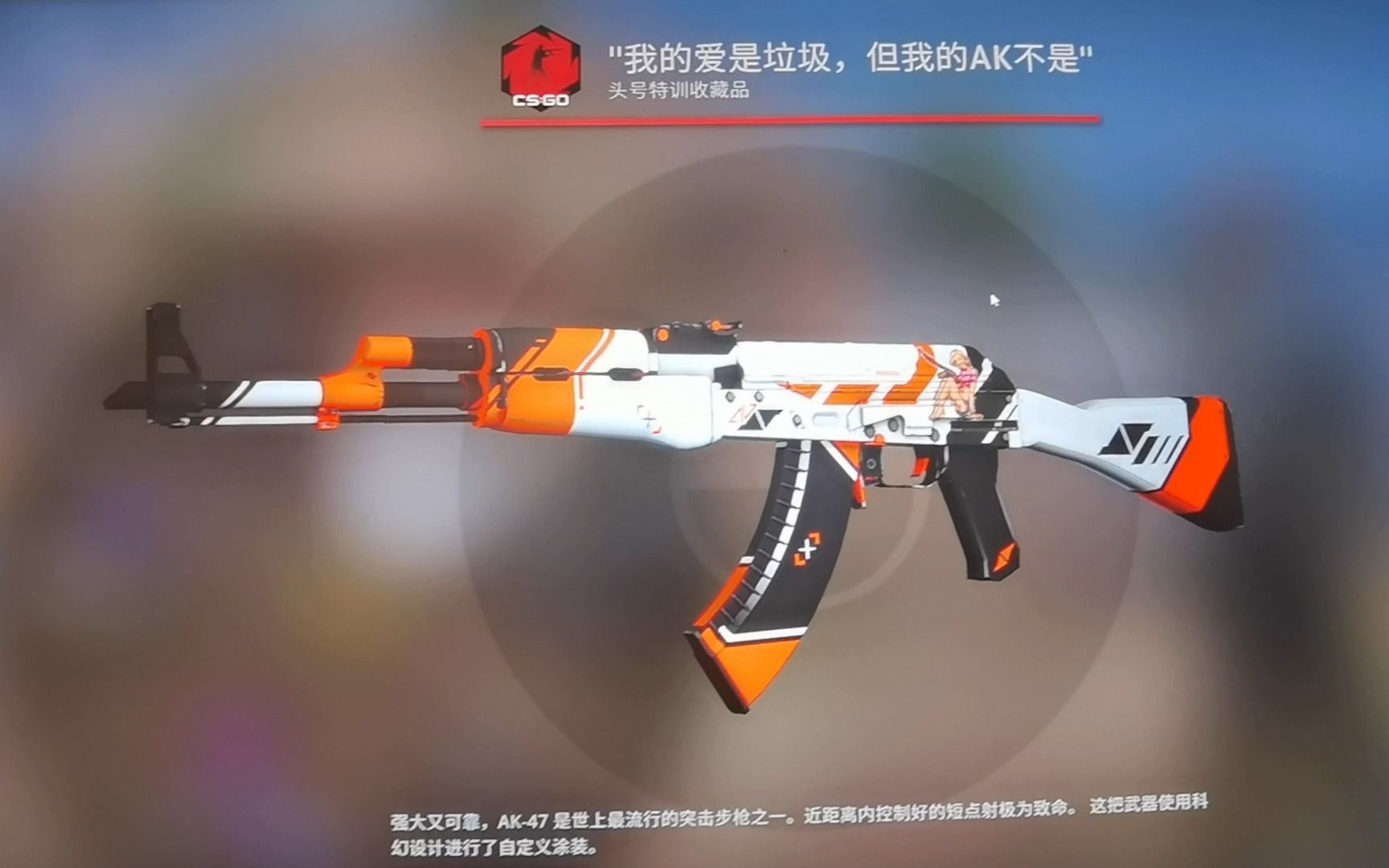 "我的爱是垃圾，但我的AK不是”_哔哩哔哩bilibili