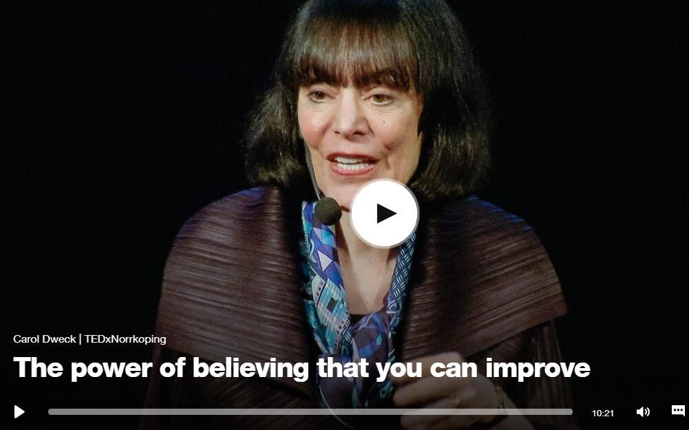 【TED】中文字幕 别再表扬孩子“聪明”了The power of believing that you can improve_哔哩哔哩 ...