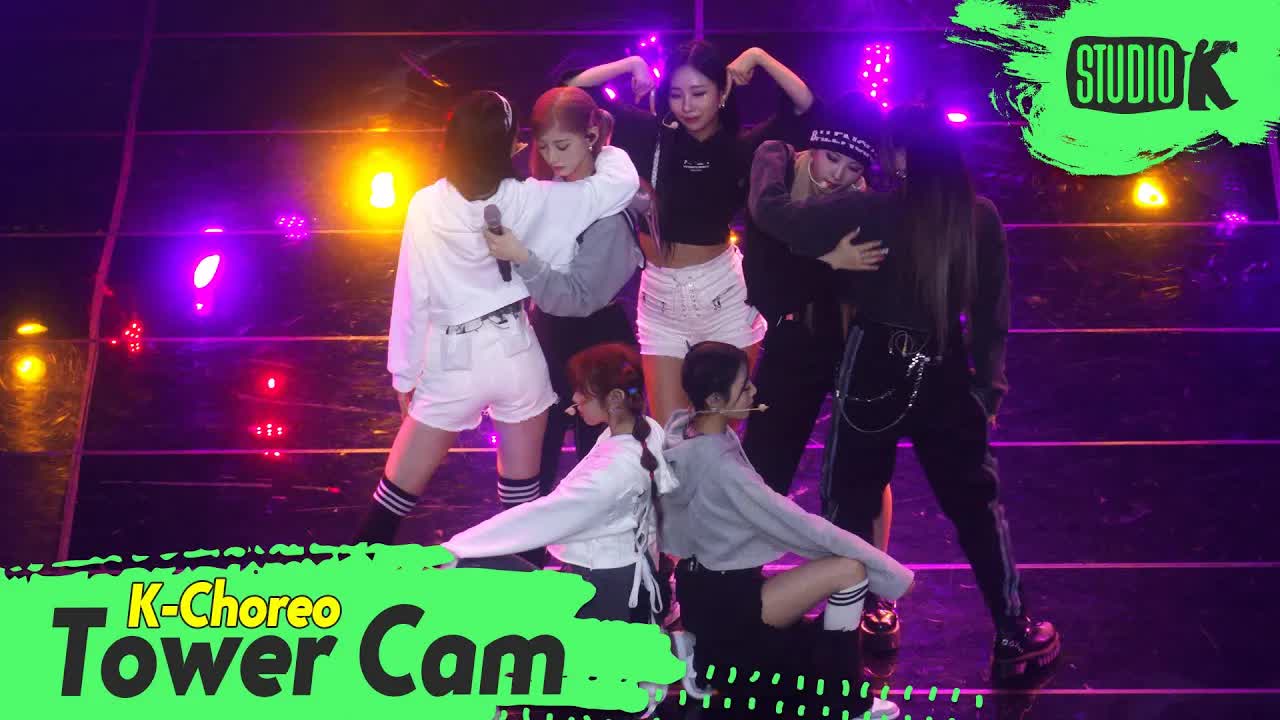 [K-Choreo Tower Cam 4K]紫吻直拍(PURPLE KISS Choreography) l @MusicBank KBS 220805--_哔哩哔哩_bilibili