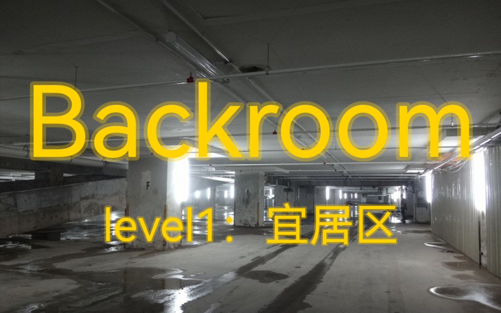 【Backrooms】level1：宜居区_哔哩哔哩_bilibili