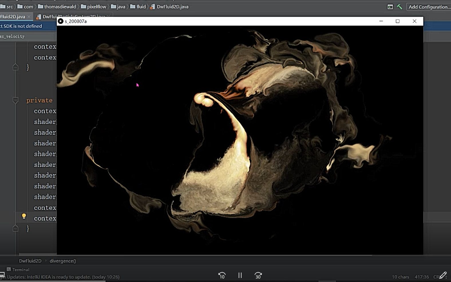 代码生成艺术创意编程processing篇（1）流体展示_哔哩哔哩_bilibili