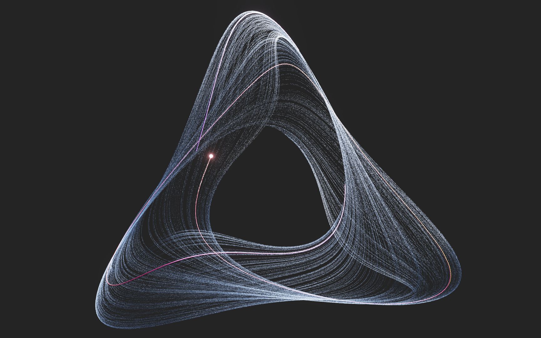[Blender/Mathematica] 涡旋奇异吸引子动画-混沌系统可视化_哔哩哔哩_bilibili