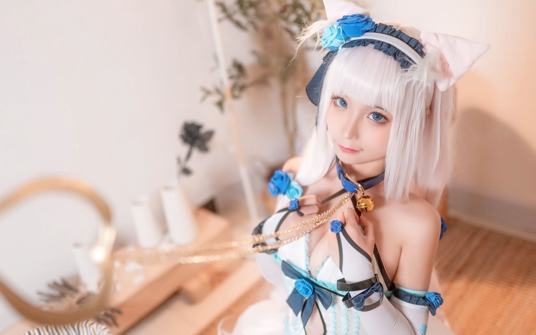 【蠢沫沫】香子兰 猫娘的项圈与铃铛-CosHub-CosHub-哔哩哔哩视频