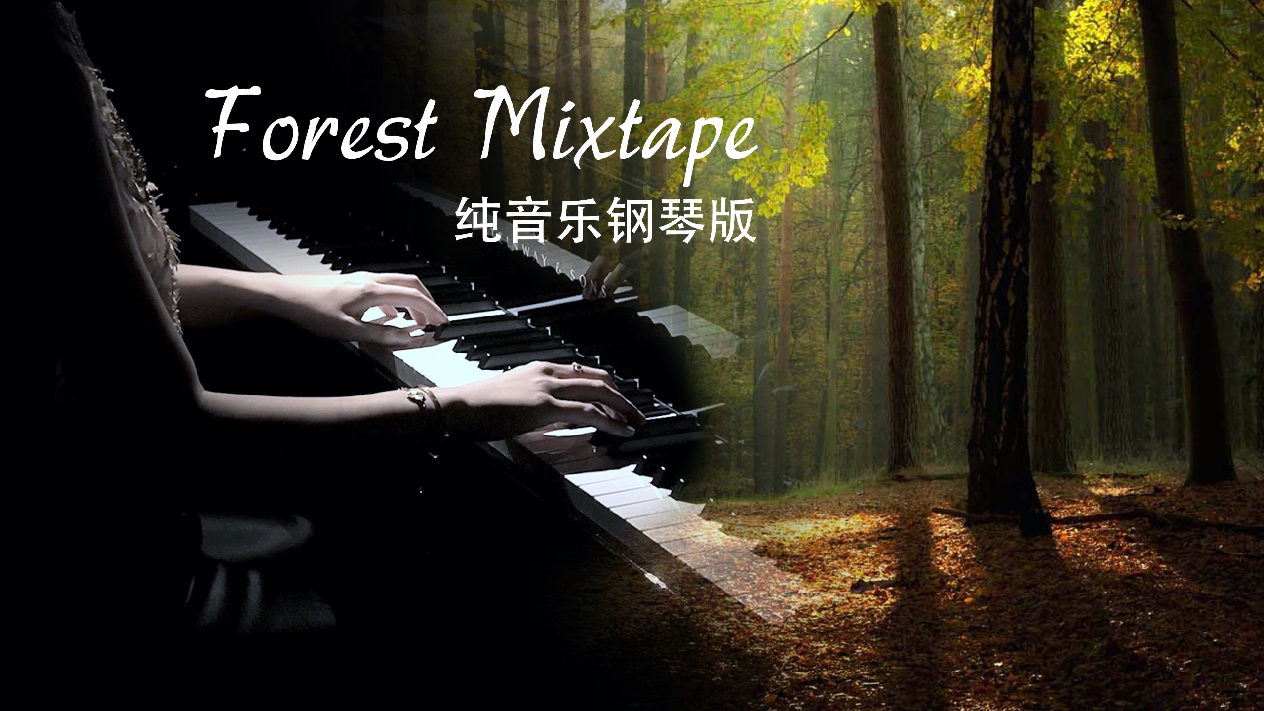 超美纯音乐《Forest Mixtape》钢琴完整版-浅绯色的喵-浅绯色的喵-哔哩哔哩视频