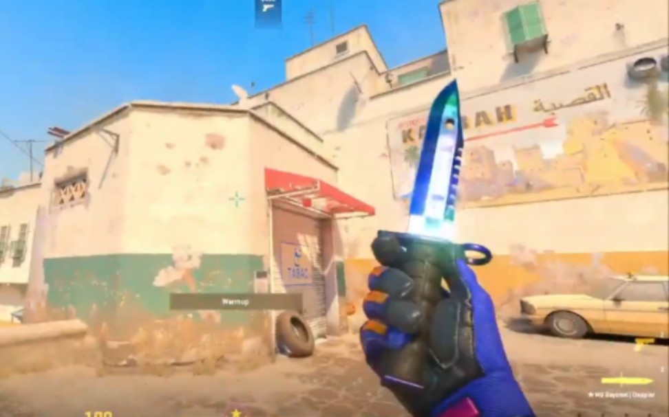 CS2 局内展示 M9 多普勒 伽马多普勒