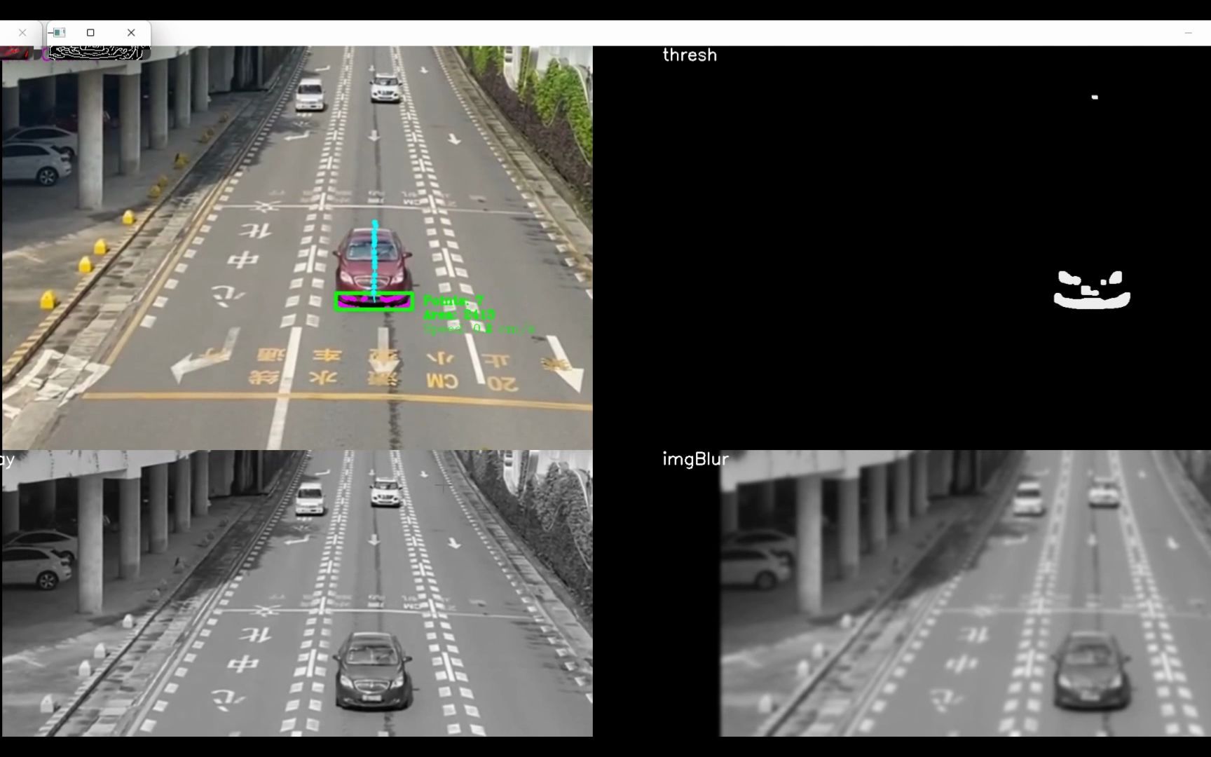 使用python-opencv显示入侵物体与并绘制轨迹_哔哩哔哩_bilibili