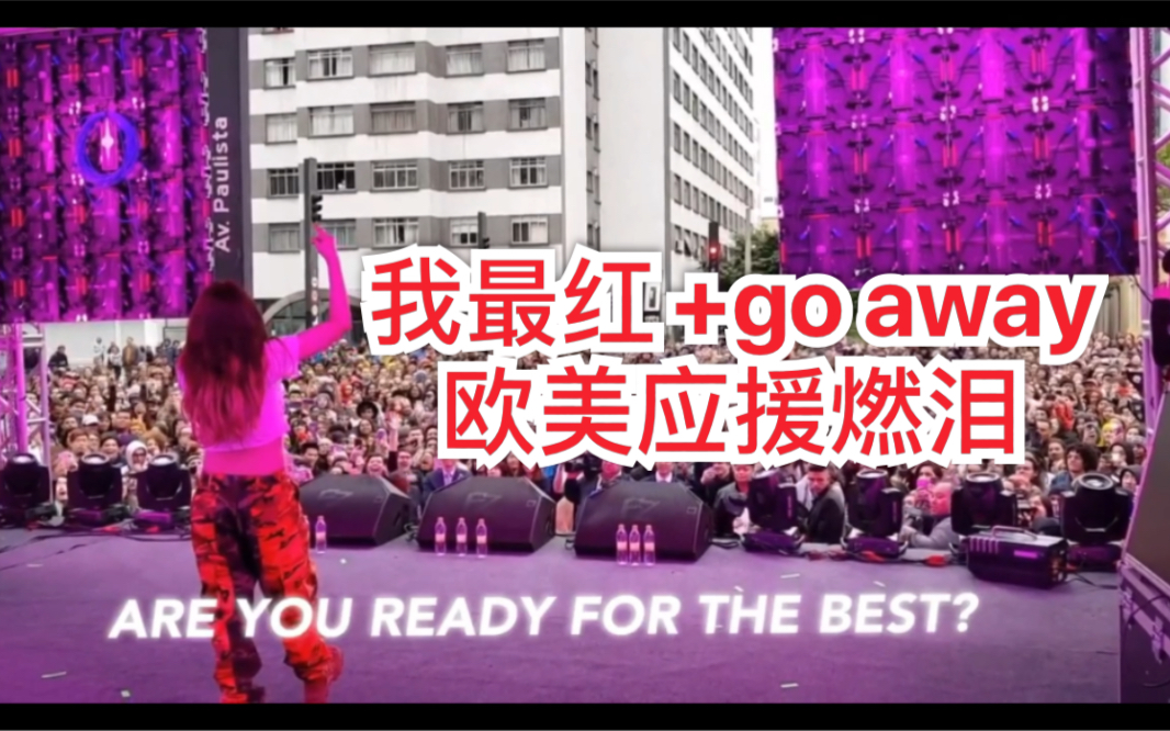 【2NE1】minzy 我最红+go away燃爆全场，粉丝应援BJ落泪_哔哩哔哩_bilibili