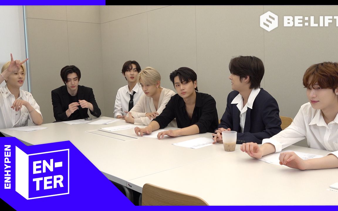 [EN-TER key] 制定 'Karma' 应援口号 - ENHYPEN-ENHYPEN-ENHYPEN-哔哩哔哩视频