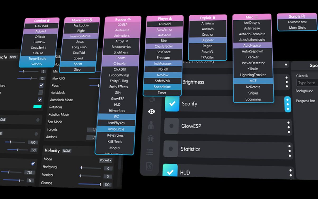Tenacity5.0 client new update_哔哩哔哩bilibili_我的世界