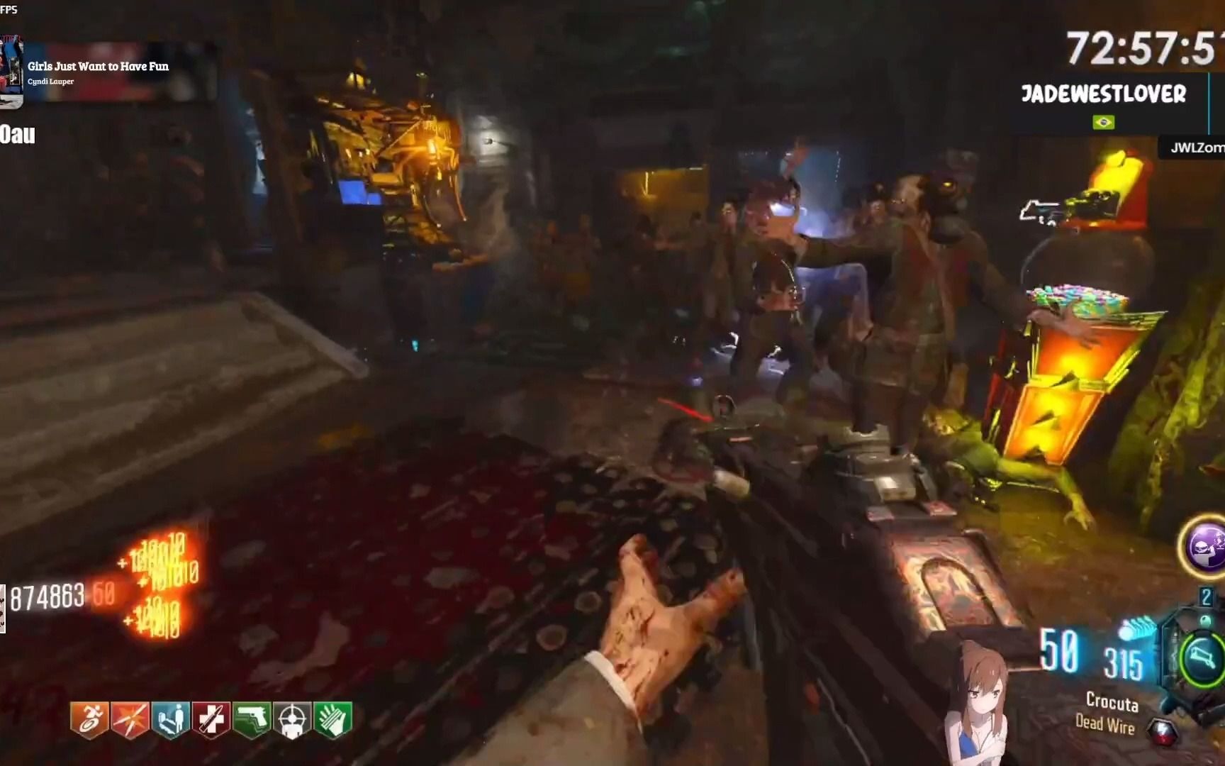 【新·世界纪录】使命召唤12僵尸模式 香格里拉单人243波（经典糖）_哔哩哔哩_bilibili