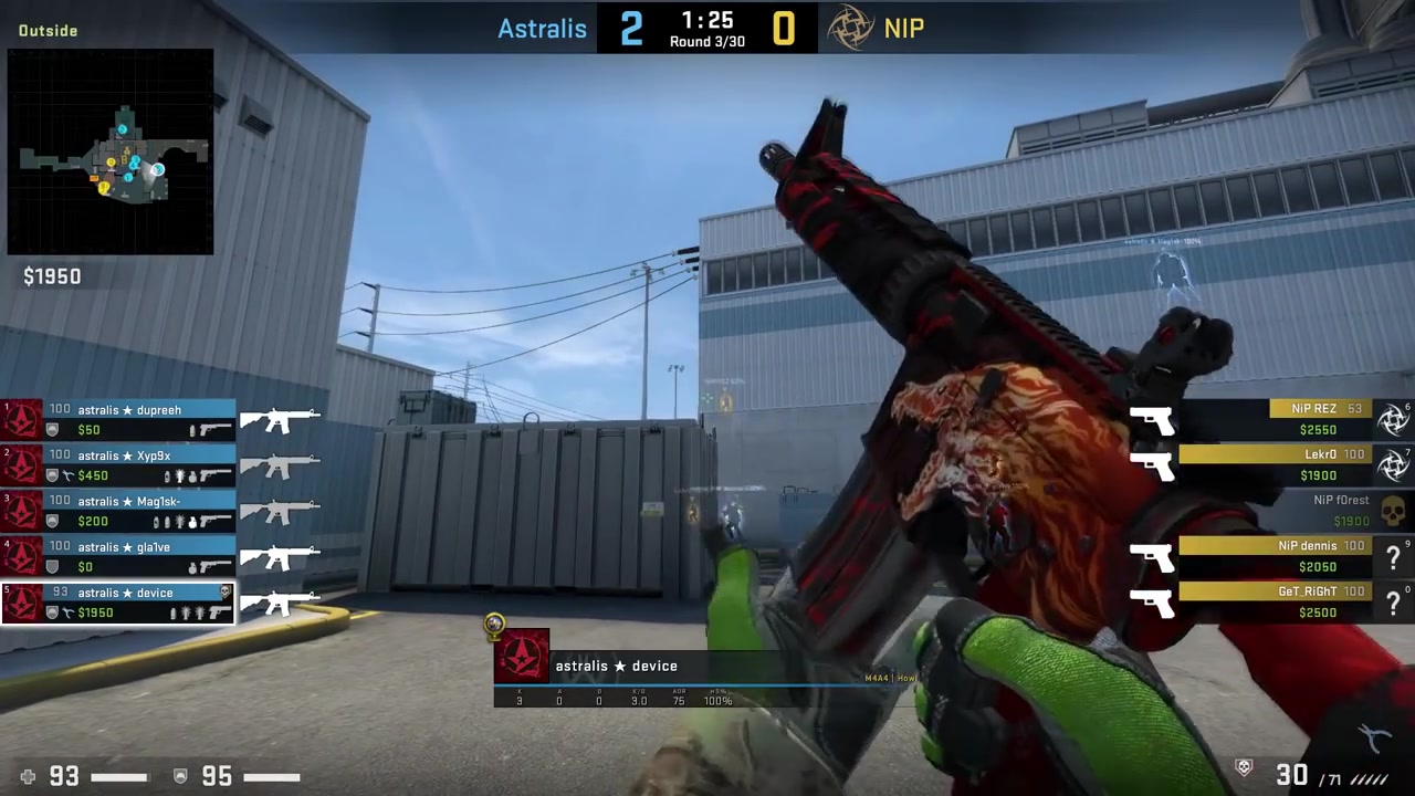 CSGO职业哥第一视角 Astralis device (24_14) vs NiP (de_nuke)_哔哩哔哩_bilibili