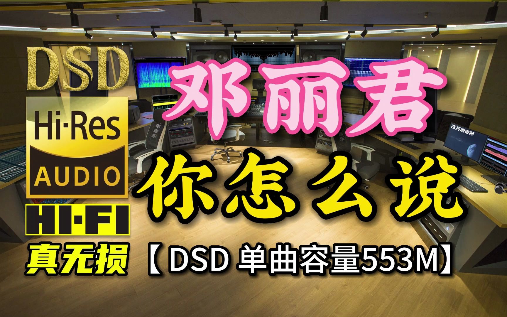 邓丽君的经典作品，也是演唱会必唱曲目之一，《你怎么说》DSD完整版，单曲容量553M【30万首精选真正DSD无损HIFI音乐，百万调音师制作】-沣水河畔-老歌-哔哩哔哩视频