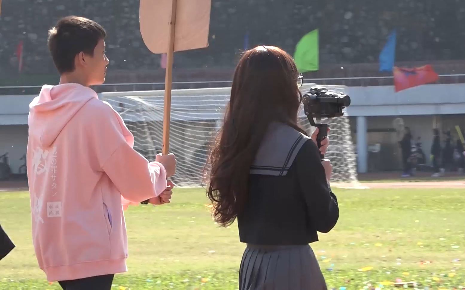 女装dalao带你参加校运会开幕式（内有高能）_哔哩哔哩_bilibili