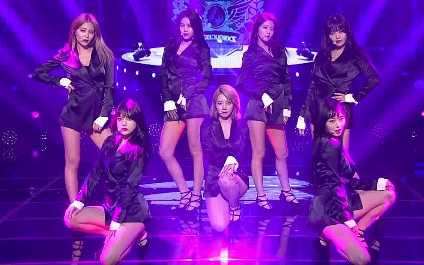 AOA - Bing Bing + Excuse Me (170106 KBS Music Bank)_哔哩哔哩_bilibili
