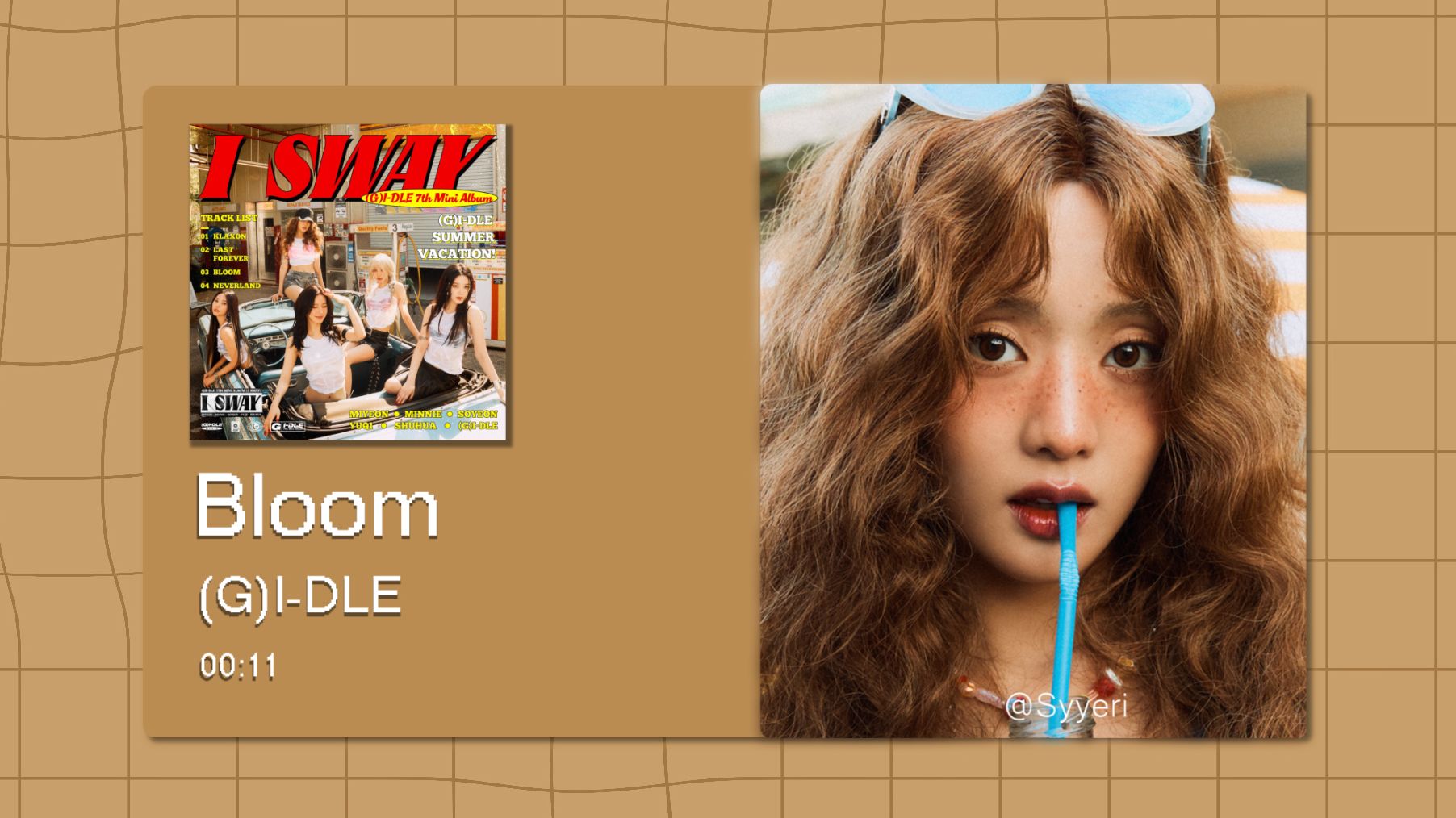 【8D环绕】Bloom - (G)I-DLE 请佩戴耳机使用~-Syyeri-Syyeri-哔哩哔哩视频