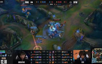 【lol全球总决赛】RNG VS DFM 1 看着看着血压就上来了_电子竞技热门视频