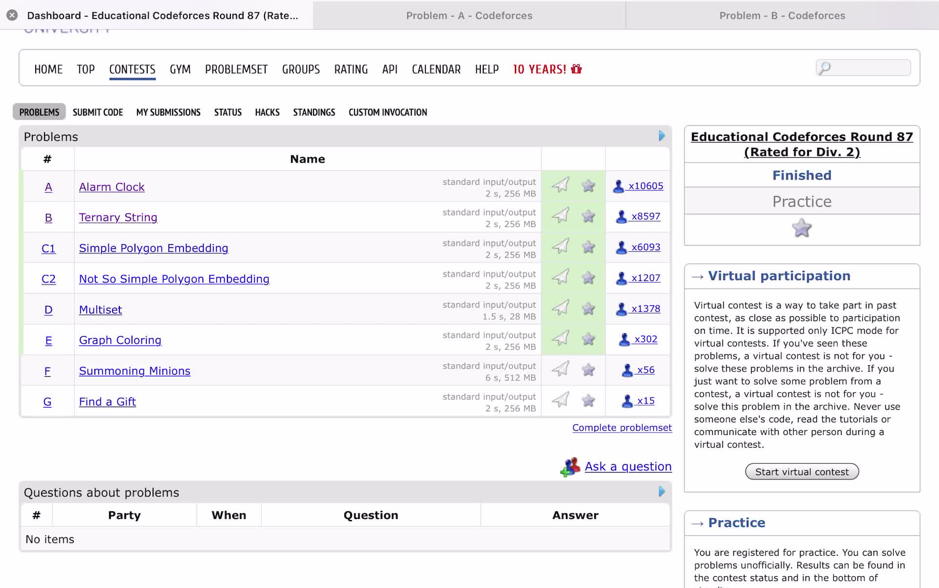 Educational Codeforces Round 87 A~E题解_哔哩哔哩_bilibili