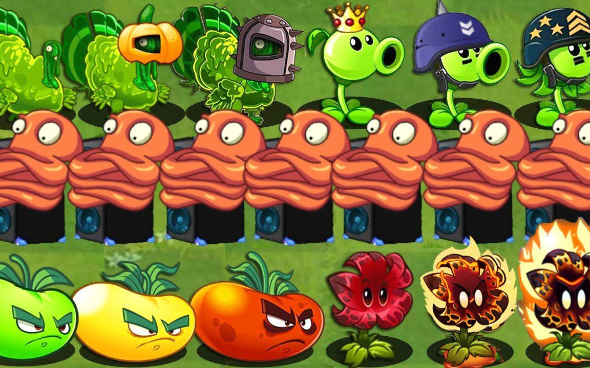 有多少植物使用1次终极技能能够击败40只音响僵尸和章鱼僵尸 - PvZ 2 挑战-MSGames-MSGames-哔哩哔哩视频